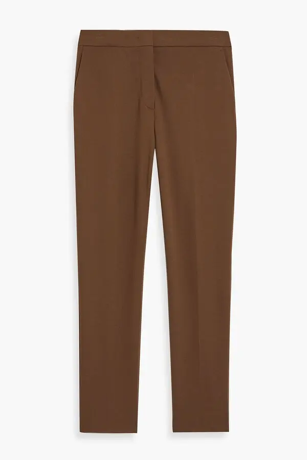 Max Mara Jersey Slimleg Pants - Brown