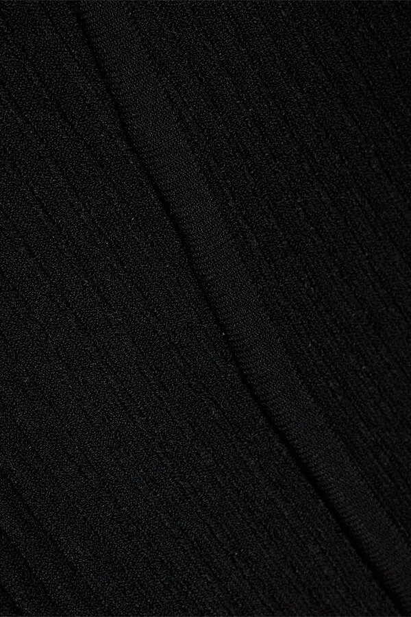 Sportmax Monviso Ribbed Knit Mini Dress