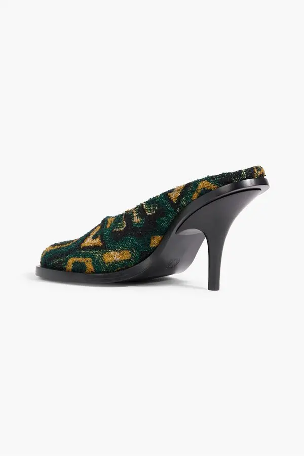 Dries Van Noten Jacquard Mules