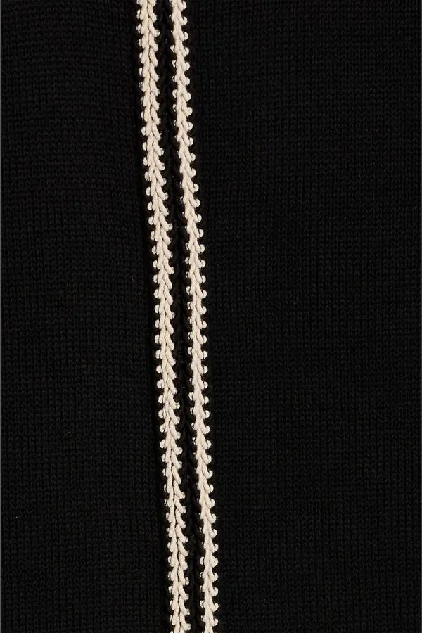 Max Mara Embroidered Cotton Cardigan
