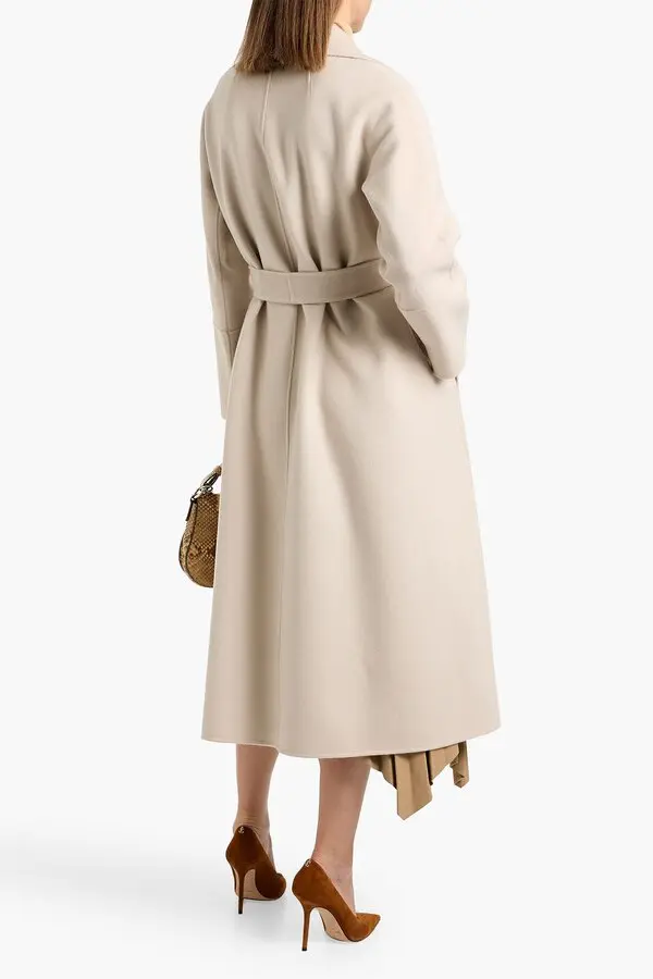 Max Mara Elisa Woolfelt Coat - Beige
