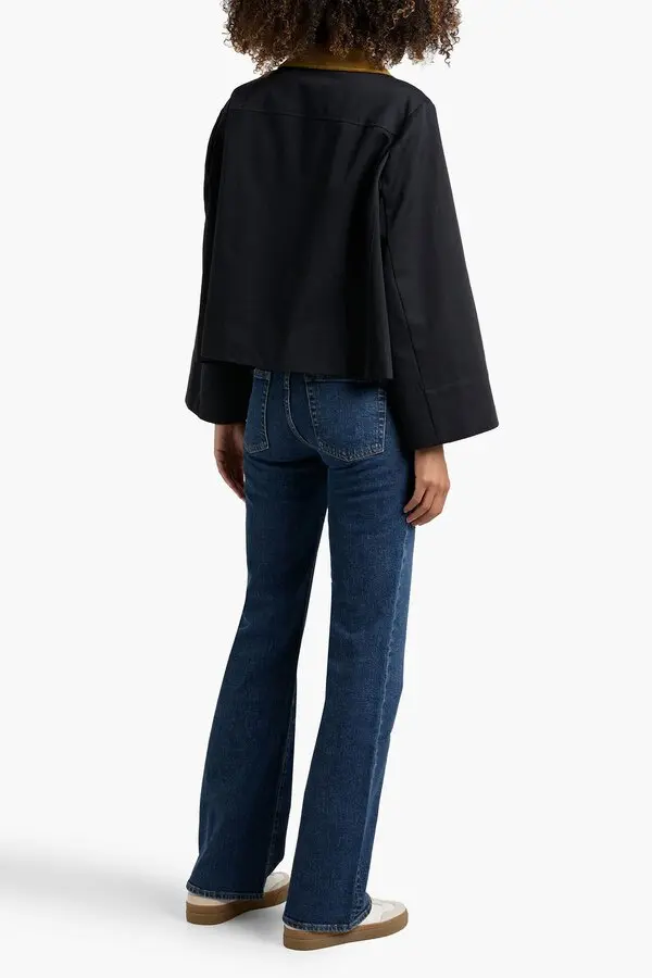 FRAME Corduroytrimmed Cottontwill Jacket