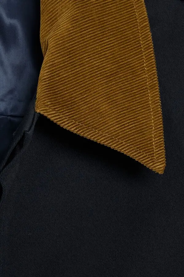 FRAME Corduroytrimmed Cottontwill Jacket