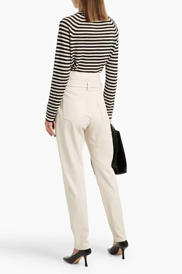 Max Mara Canti Striped Linen Sweater