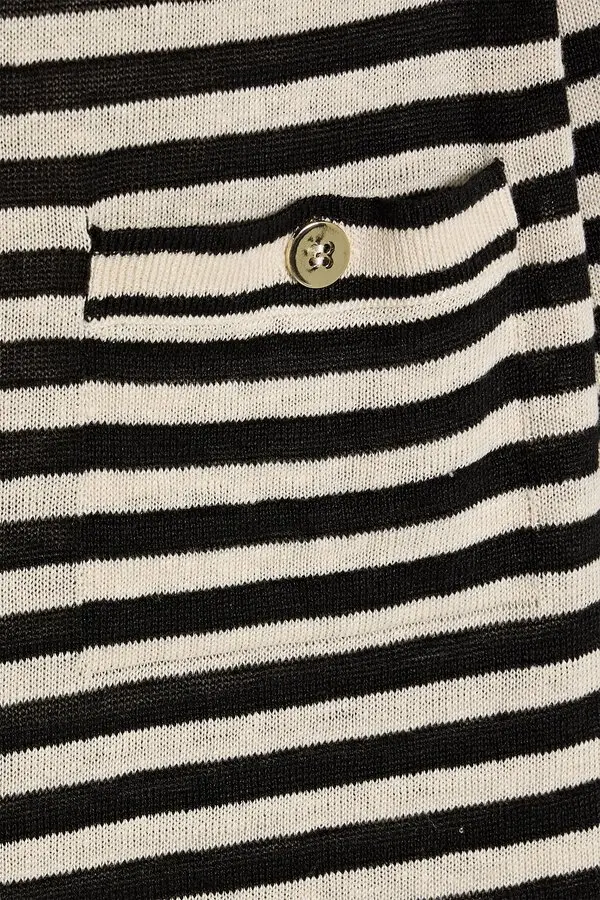 Max Mara Canti Striped Linen Sweater
