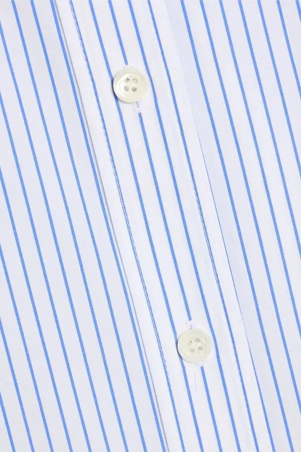 FRAME Charles Striped Cottonpoplin Shirt