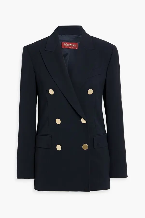 Max Mara Wooltwill Blazer - Navy