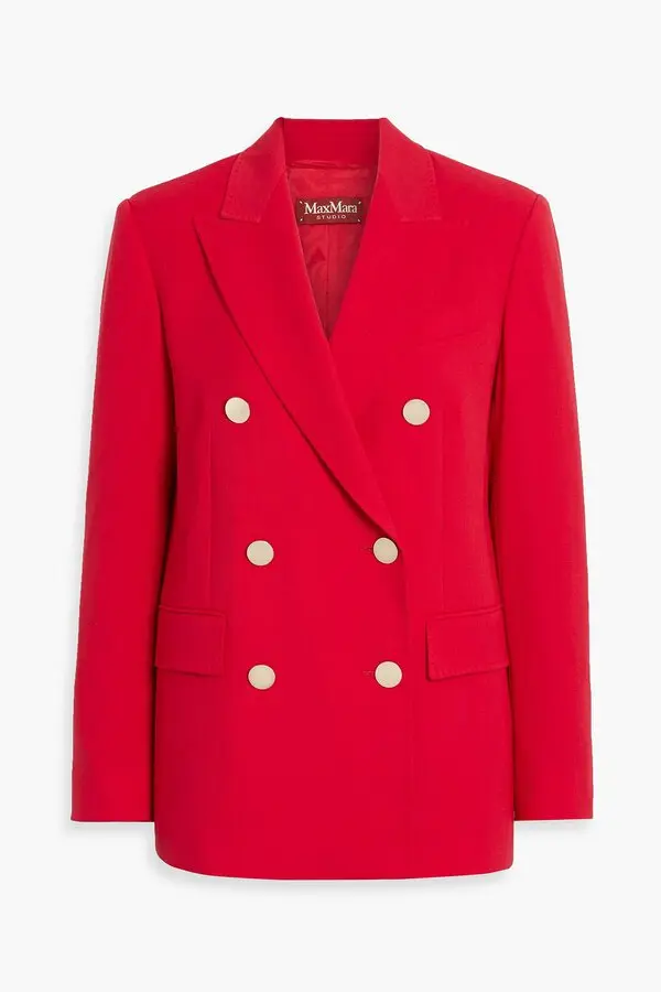 Max Mara Wooltwill Blazer - Red