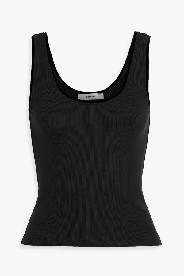 FRAME Stretch-modal Ribbed Tank