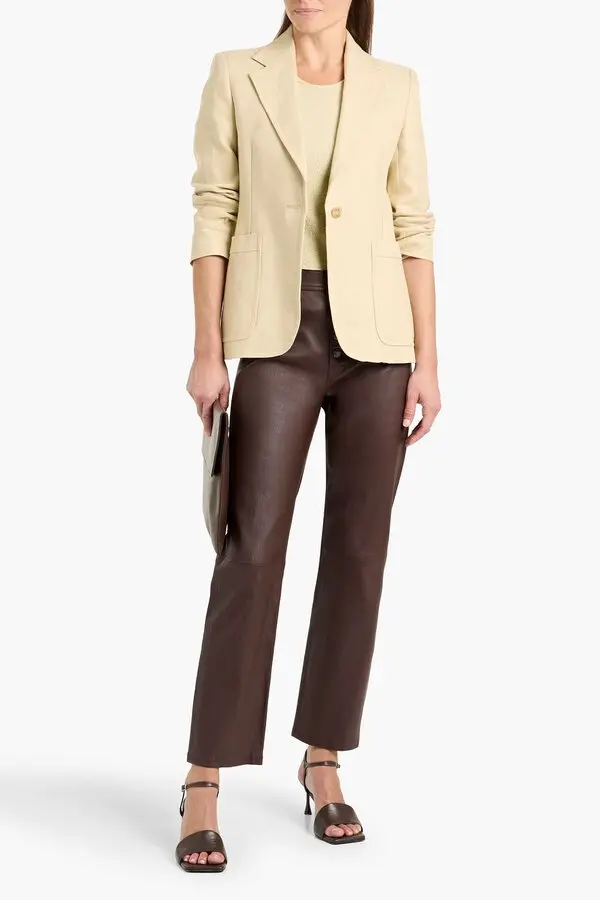 Max Mara Cotton And Linenblend Blazer