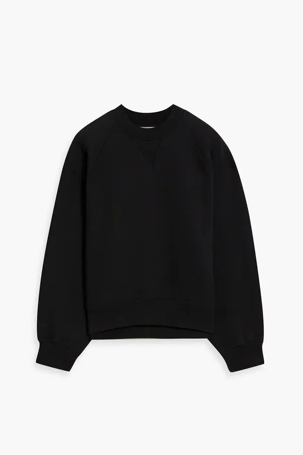 Victoria Beckham Cottonjersey Sweatshirt - Black