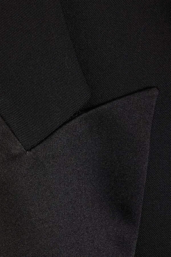 Max Mara Satintrimmed Twill Blazer