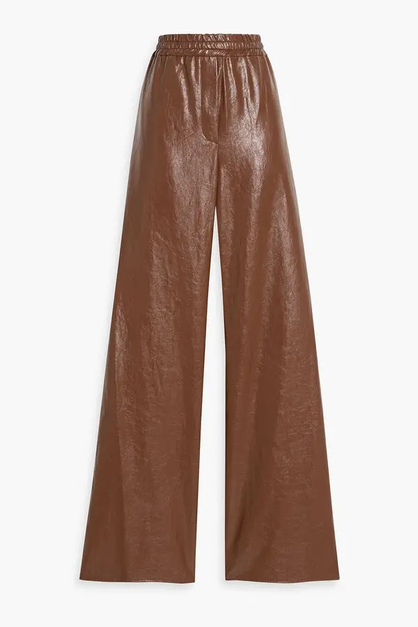Max Mara Plutonne Wideleg Pants - Brown