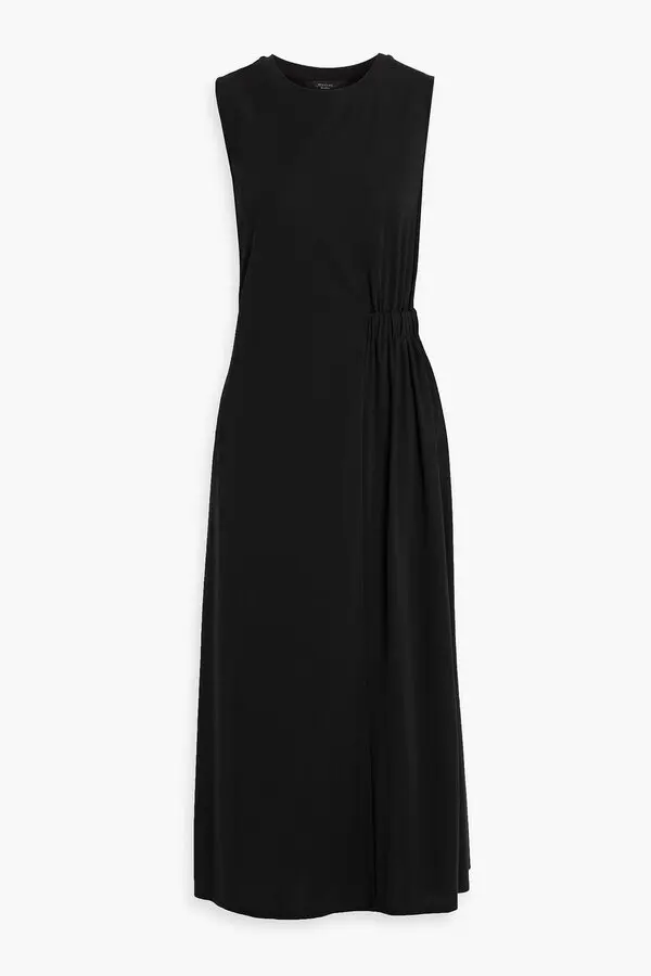 Max Mara Tenebre Jersey Midi Dress - Black