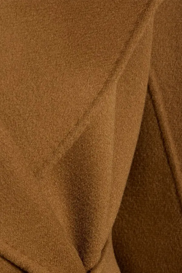 Max Mara Ocroma Cashmerefelt Hooded Coat