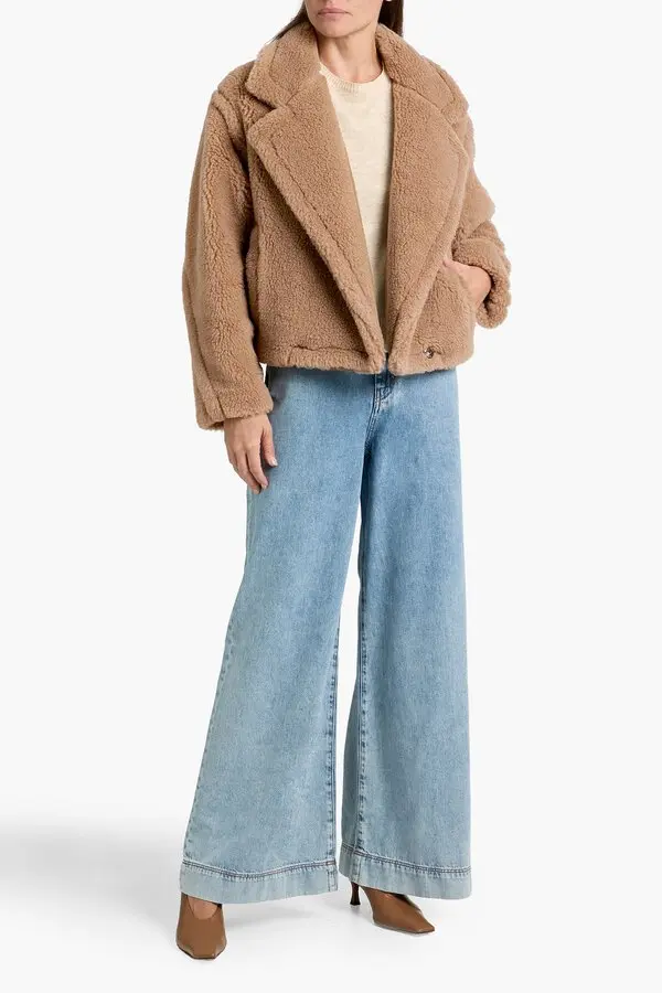 Max Mara Gardone Wool And Silkblend Coat