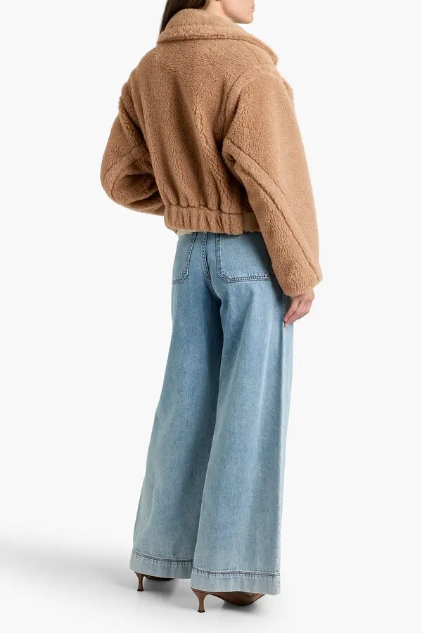 Max Mara Gardone Wool And Silkblend Coat