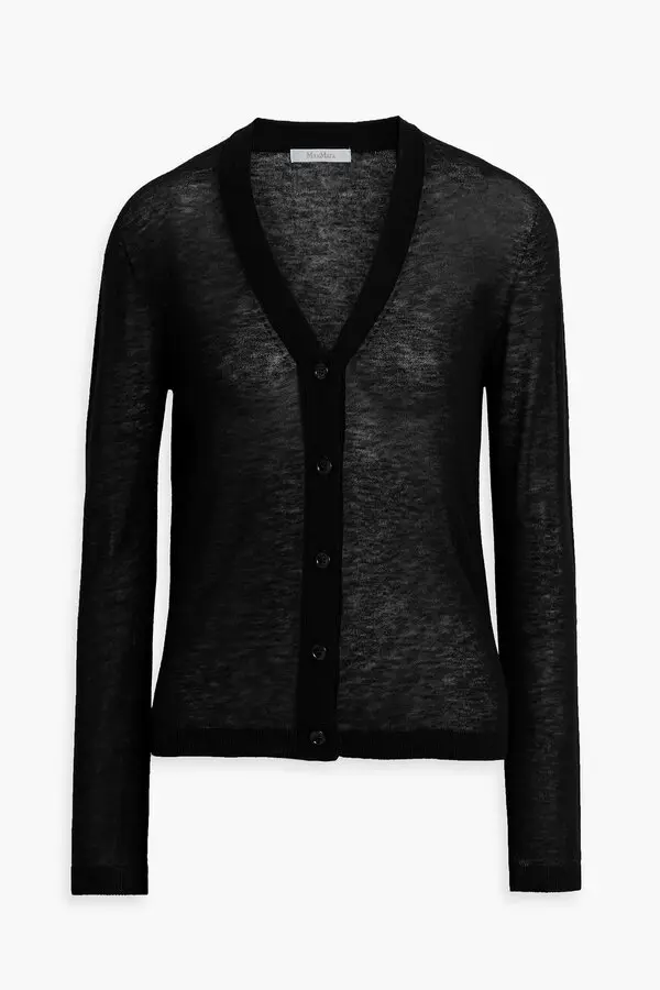 Max Mara Derrik Wool Cardigan - Black