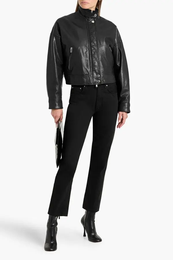 Max Mara Angel Leather Jacket