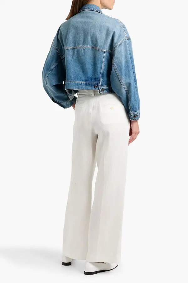 Max Mara Fiumana Cropped Denim Jacket