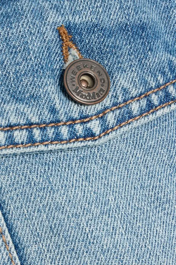 Max Mara Fiumana Cropped Denim Jacket