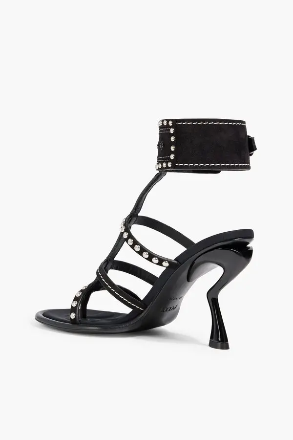 Emilio Pucci Emilia Studded Suede Sandals