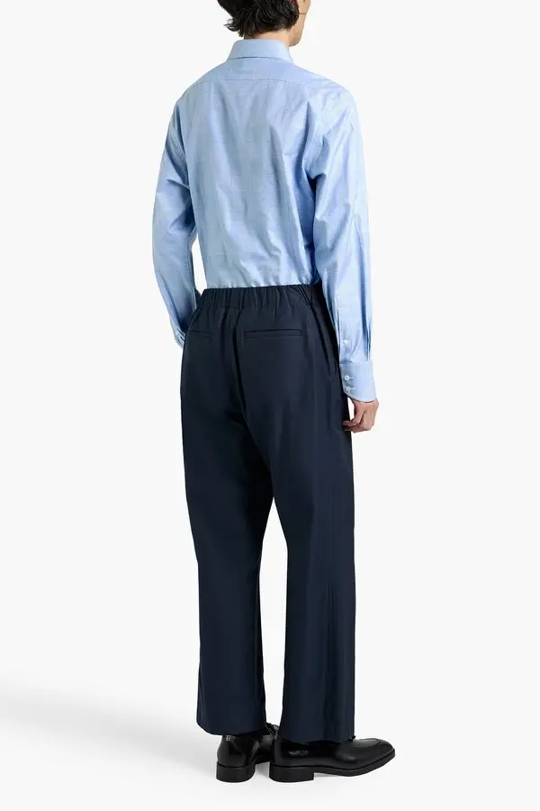 TOM FORD Prince Of Wales Checked Cotton Shirt
