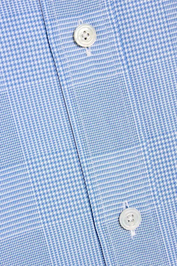 TOM FORD Prince Of Wales Checked Cotton Shirt