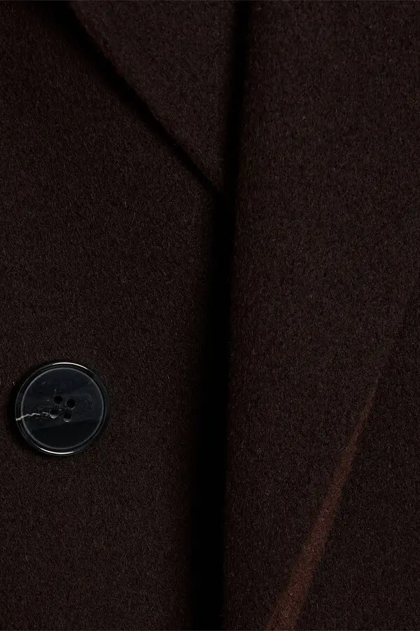Victoria Beckham Doublebreasted Wool And Cashmereblend Coat