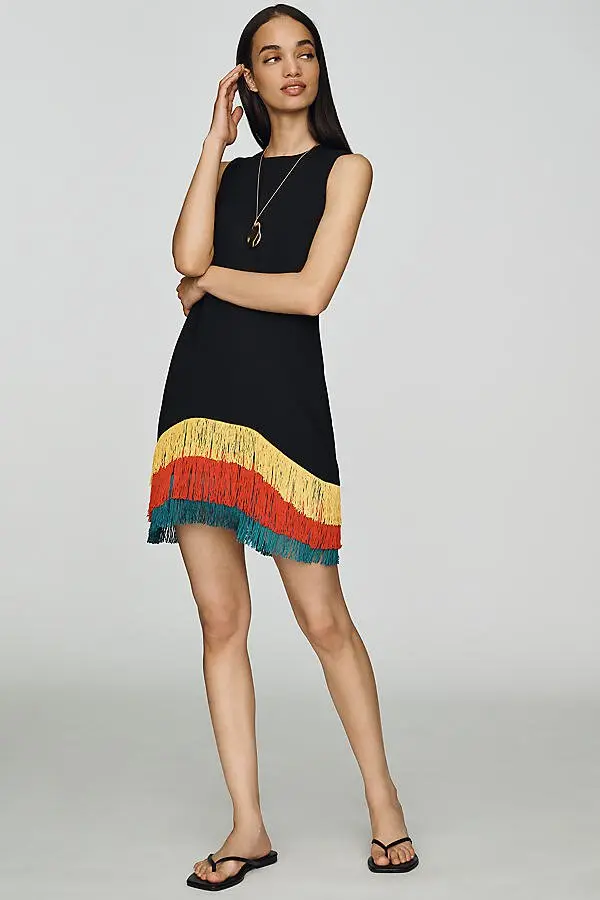 SIMONMILLER Bowie Fringe Mini Dress