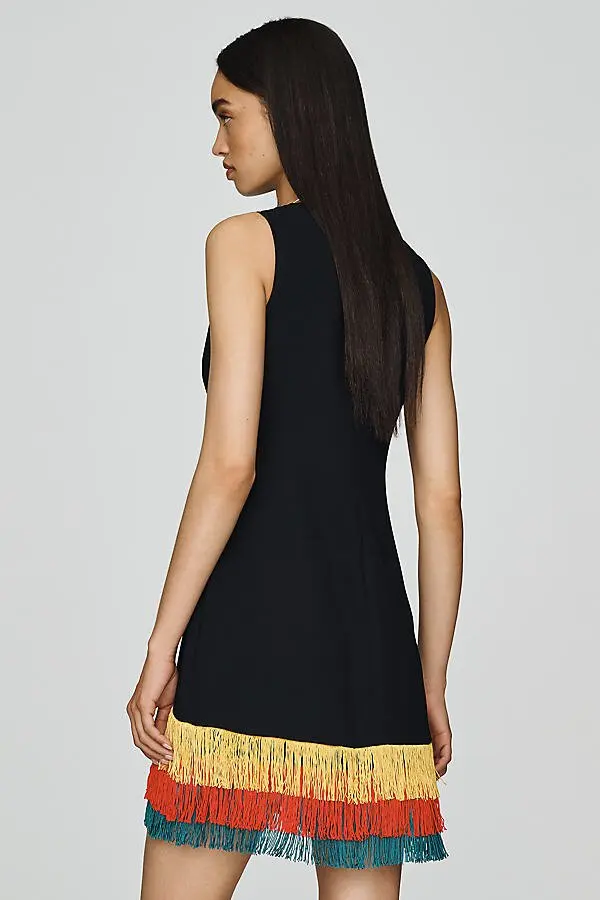 SIMONMILLER Bowie Fringe Mini Dress