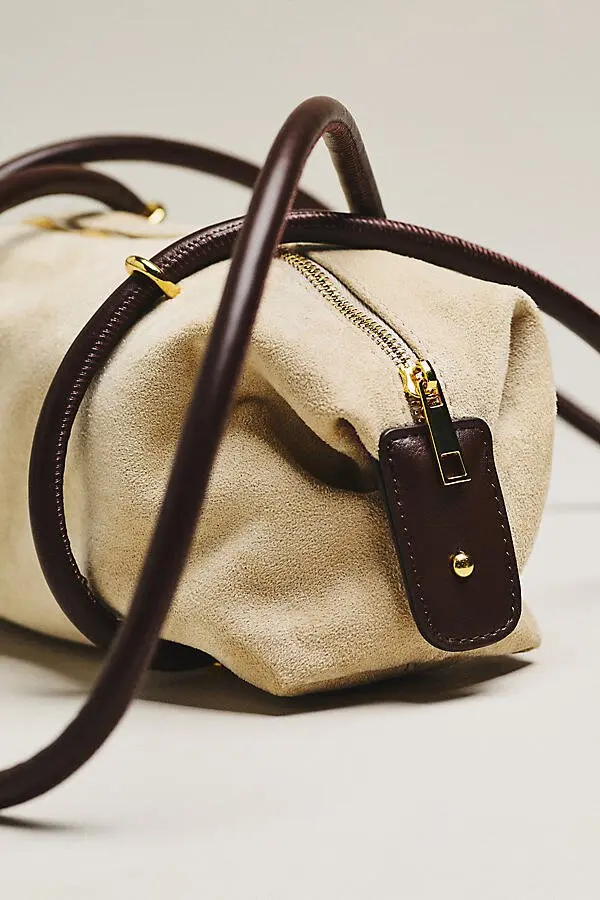 Anthropologie Suede Slouchy Shoulder Bag