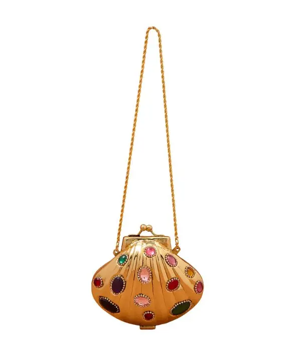 Vin. Venus Clutch With Gemstone Embellishments