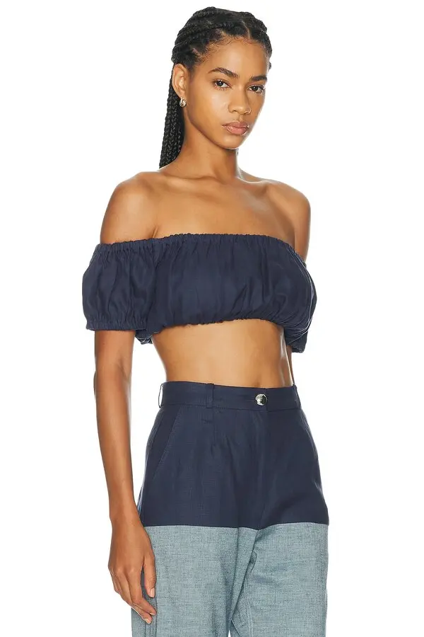 Matthew Bruch Bubble Crop Top