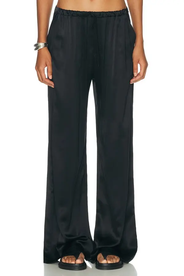 Sablyn Gemma Silk Pull On Pant - Black