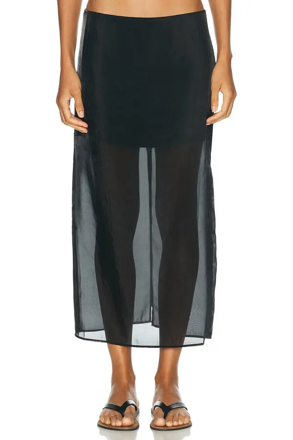 SANS FAFF Cove Silk Skirt