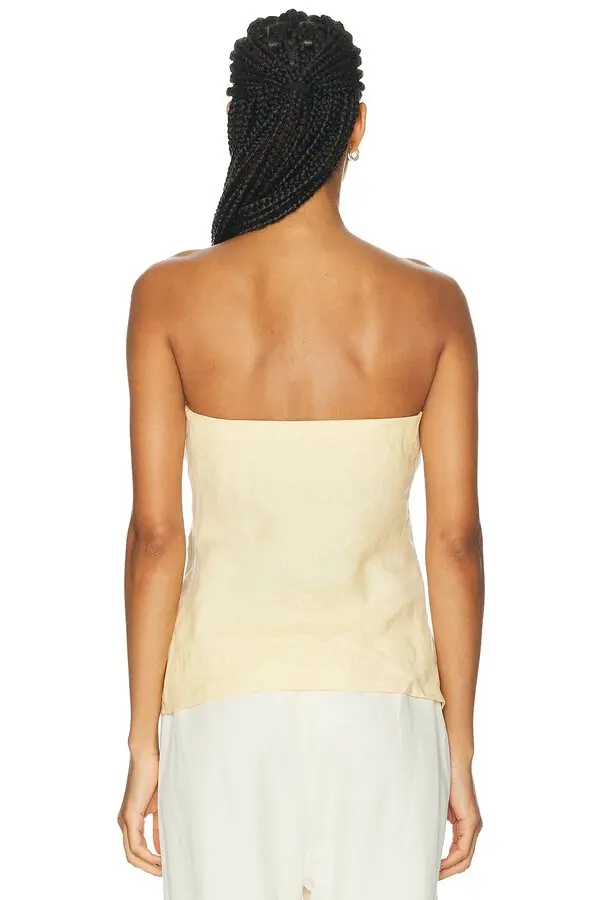 Donni. Linen Tube Top