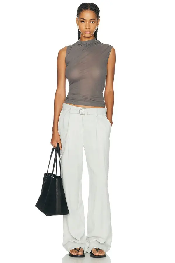 Helmut Lang Sheer Twist Tank Top