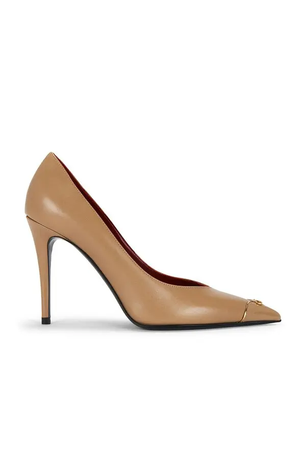 Valentino Garavani Vlogo Heartip Pump - Cammello