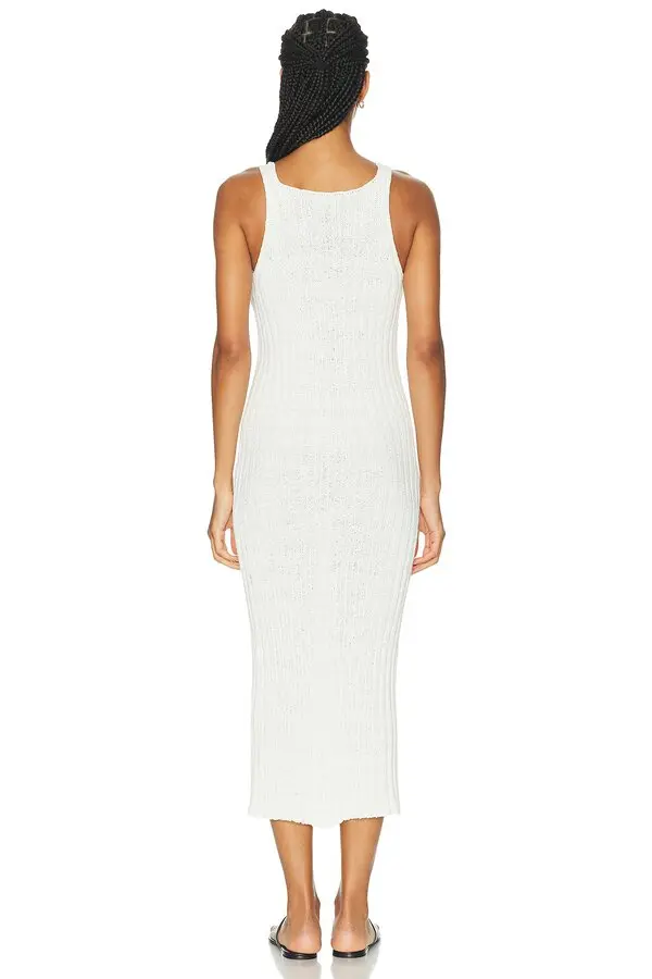 Khaite Val Knit Midi Dress