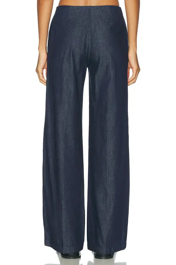 JIL SANDER Wide Leg Denim Trousers