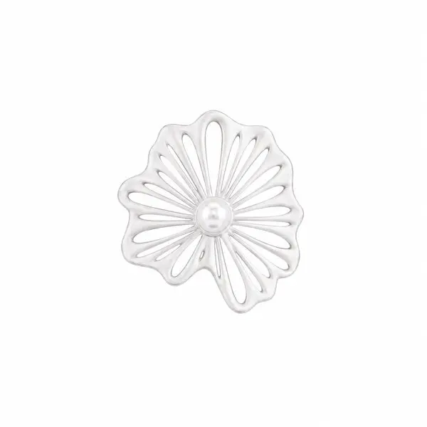 ORMIRO Spellflower Pearl & Sterling Ring