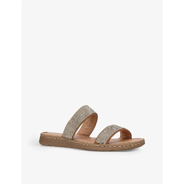 Carvela Shake Embellished Leather Sandals