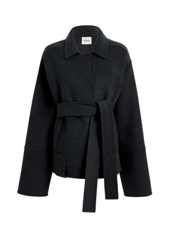 Khaite Alder Wool Jacket - Charcoal