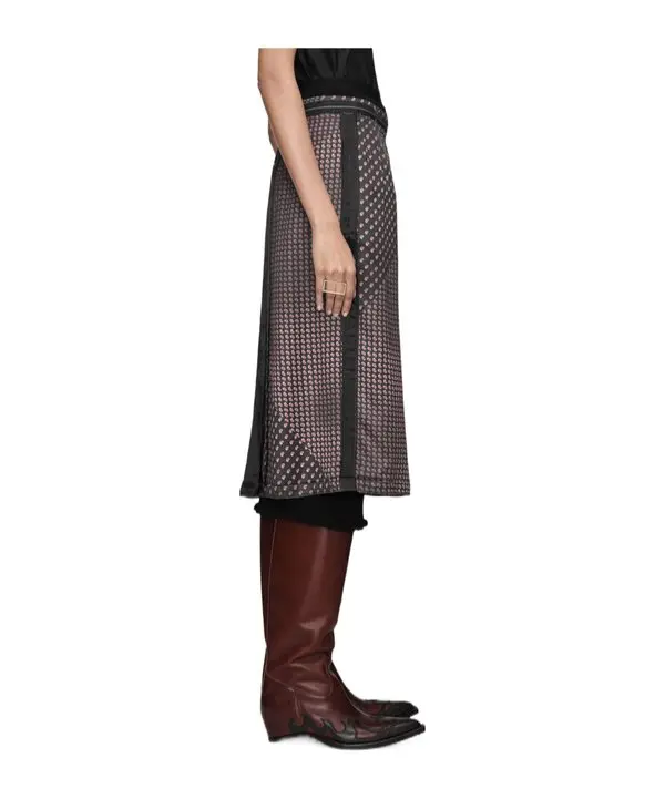 MAISON MARGIELA Paisley Print Midi Skirt