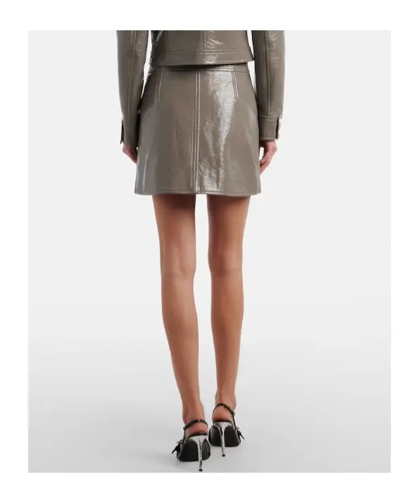 COURREGES Vinyl Miniskirt
