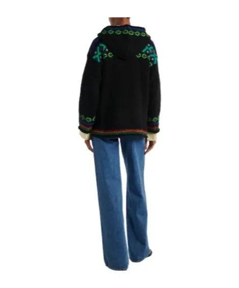 Polo Ralph Lauren Bear" Motif Hooded Sweater