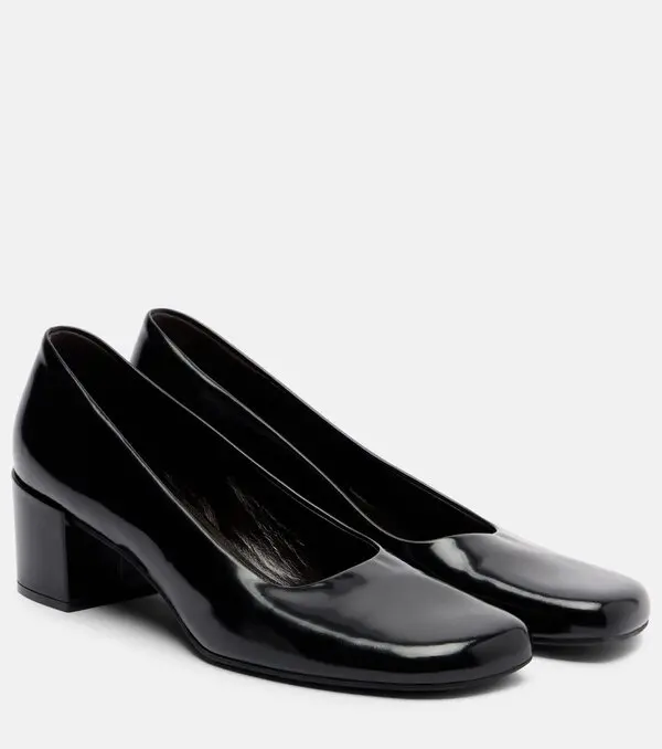 THE ROW Penelope Leather Pumps
