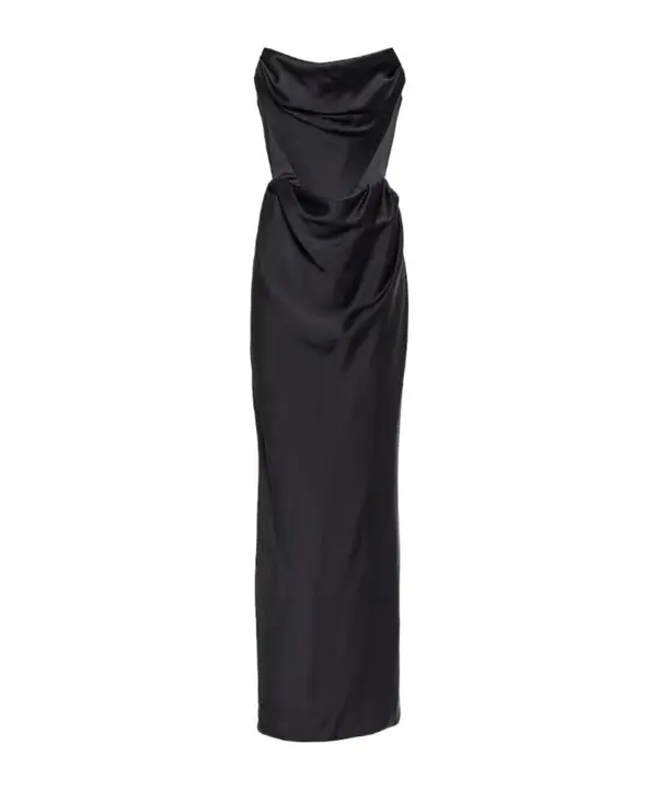 VIVIENNE WESTWOOD Off-shoulder Satin Gown
