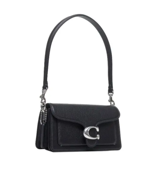 COACH Tabby 20 Logo Plaque Shoulder Bag